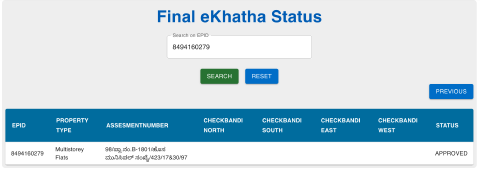 E-Khata Application Process